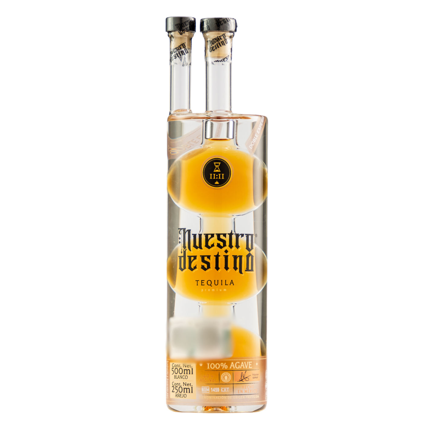 Tequila Nuestro Destino 500 Ml Blanco con 250 Ml Añejo – Nación Tequila