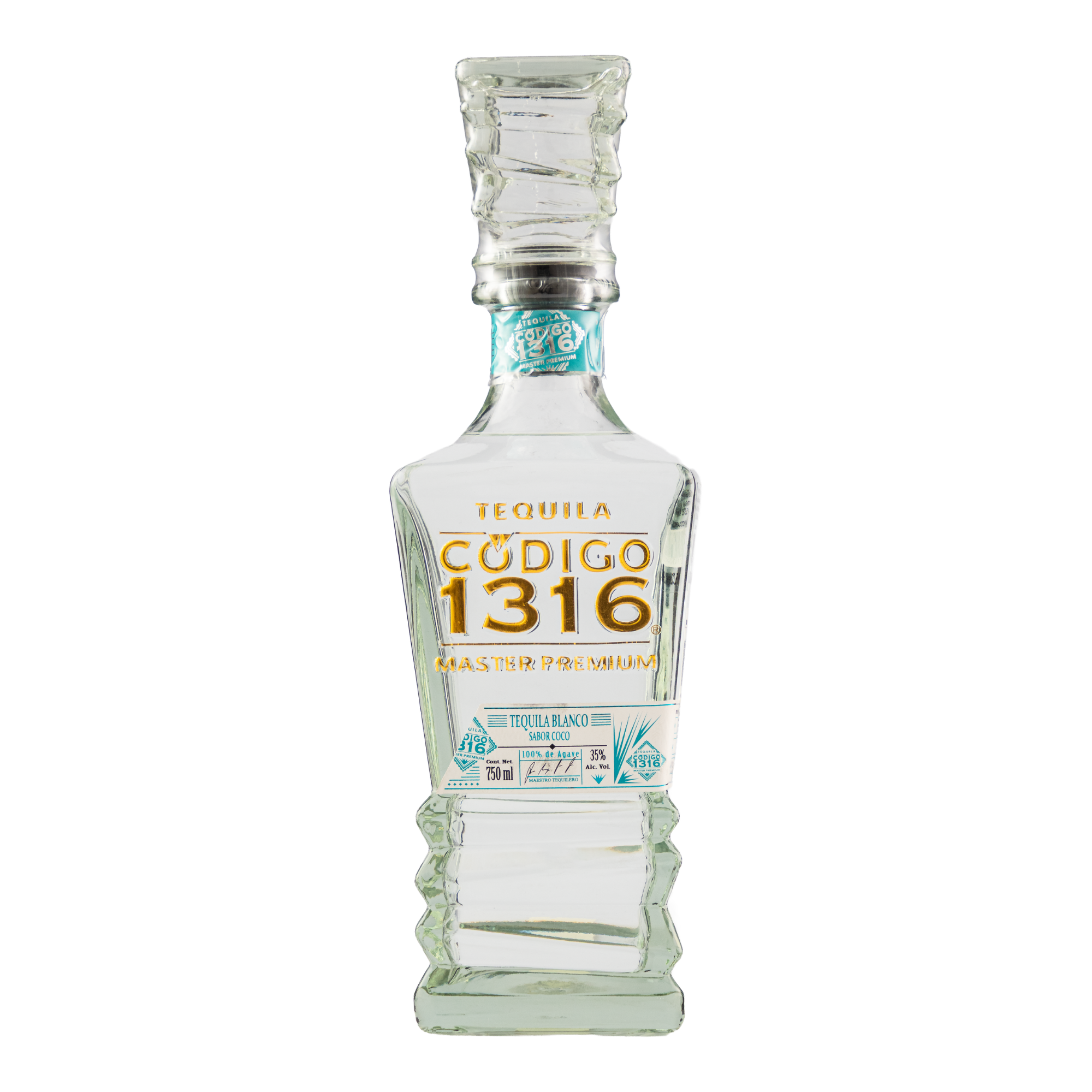Tequila Código 1316 Blanco Coco 750 Ml – Nación Tequila