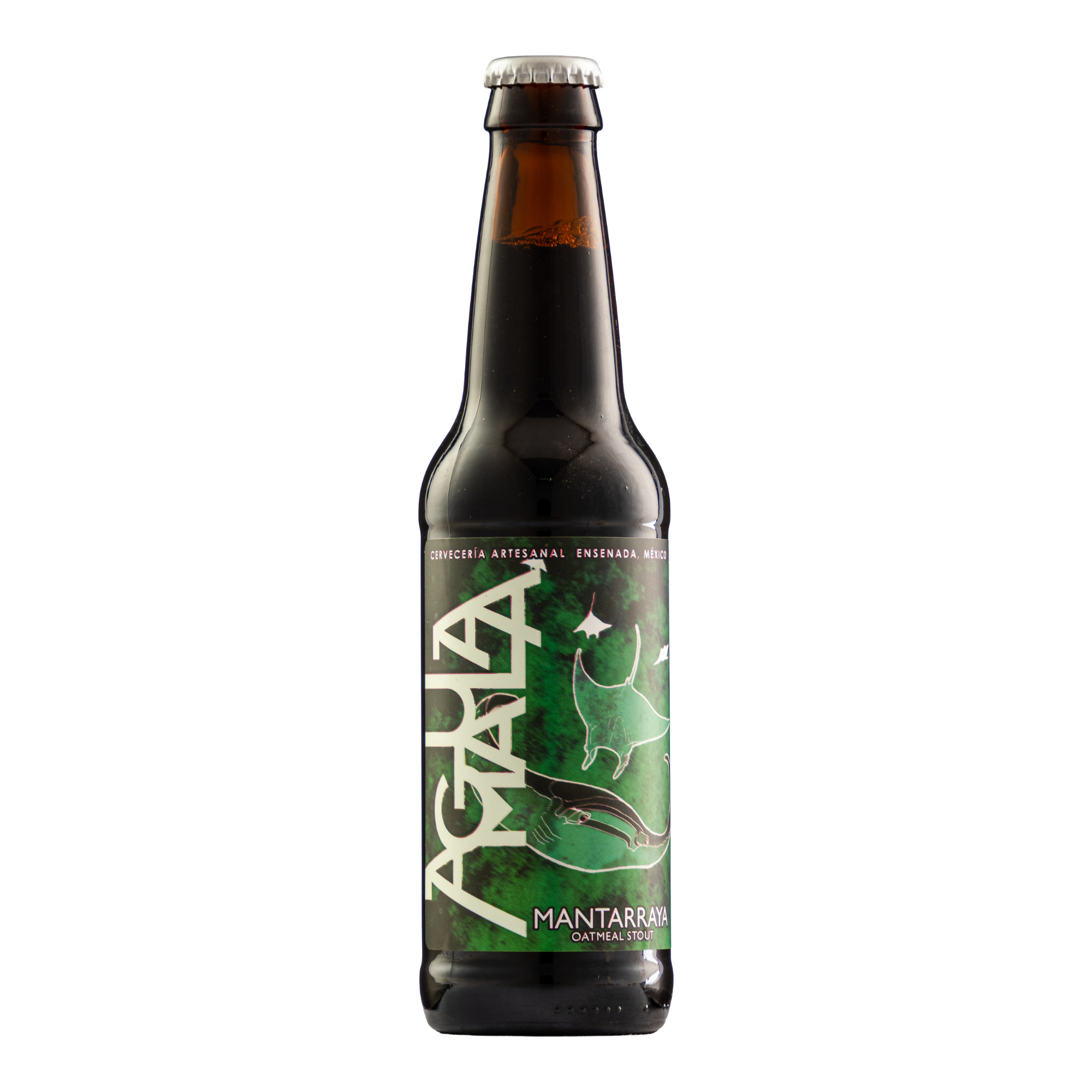 Cerveza Artesanal Agua Mala Mantarraya Oatmeal Stout 355 Ml – Nación ...