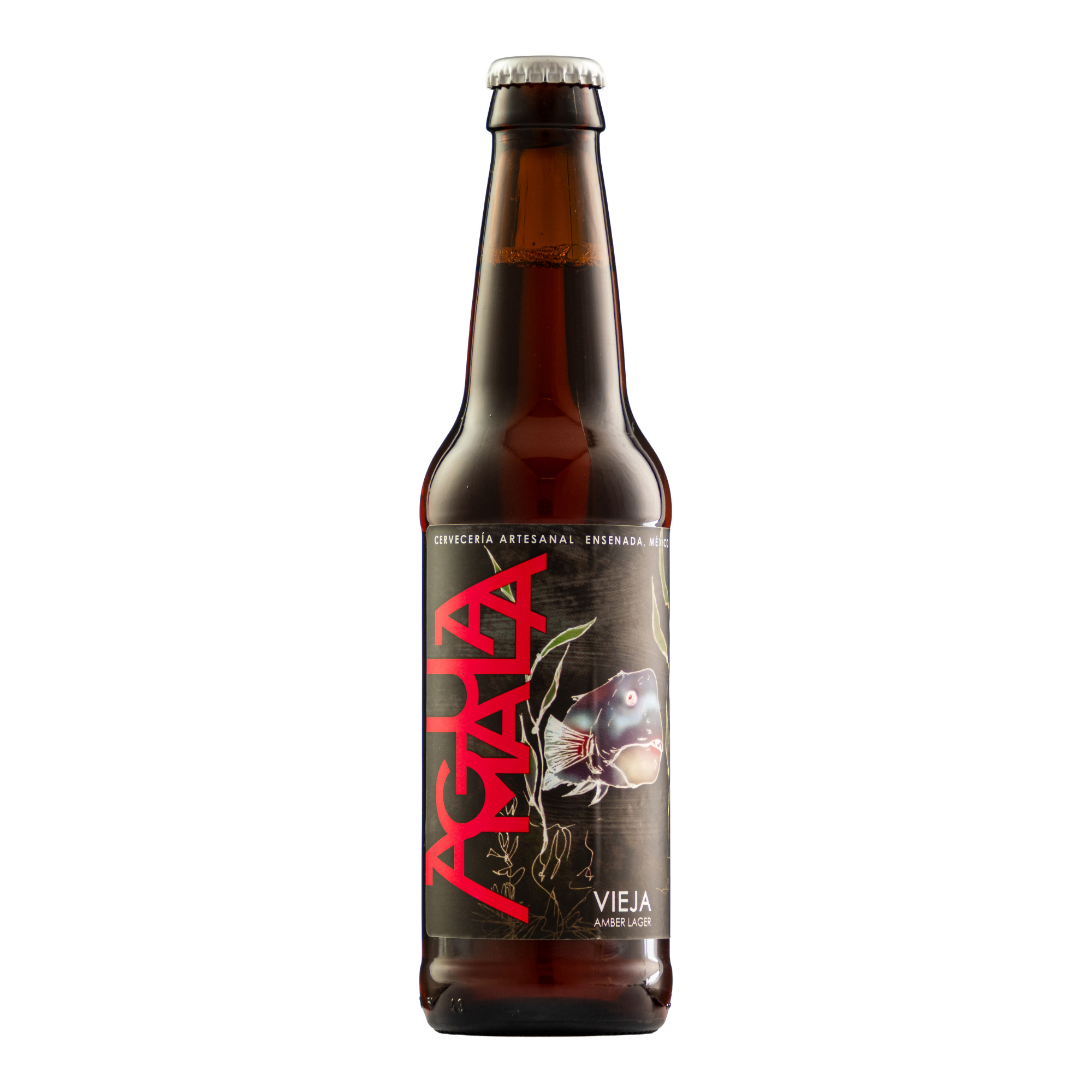 Cerveza Artesanal Agua Mala Vieja Amber Lager 355 Ml – Nación Tequila