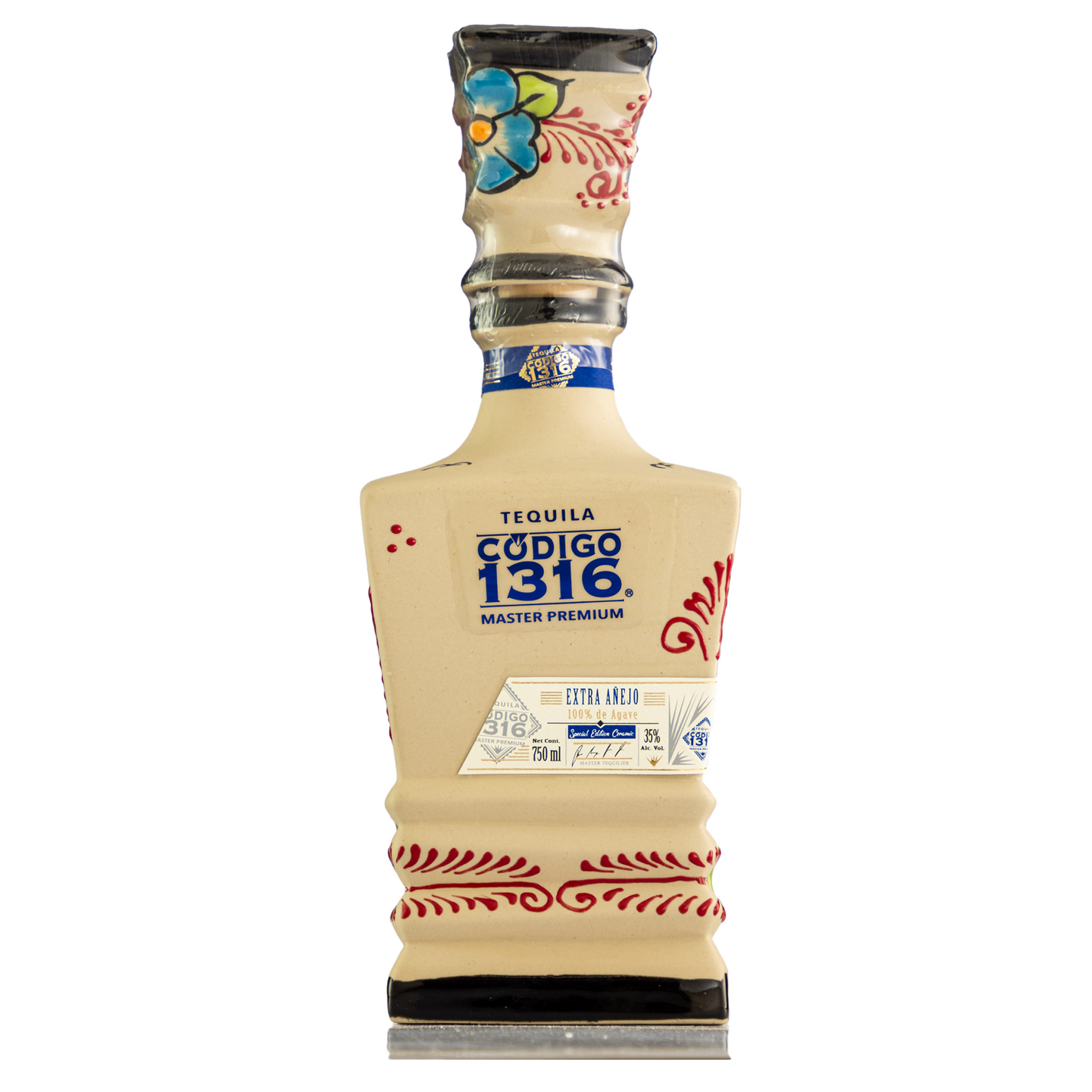 Tequila Código 1316 Extra Añejo Cerámica Don Quijote 750 Ml – Nación ...