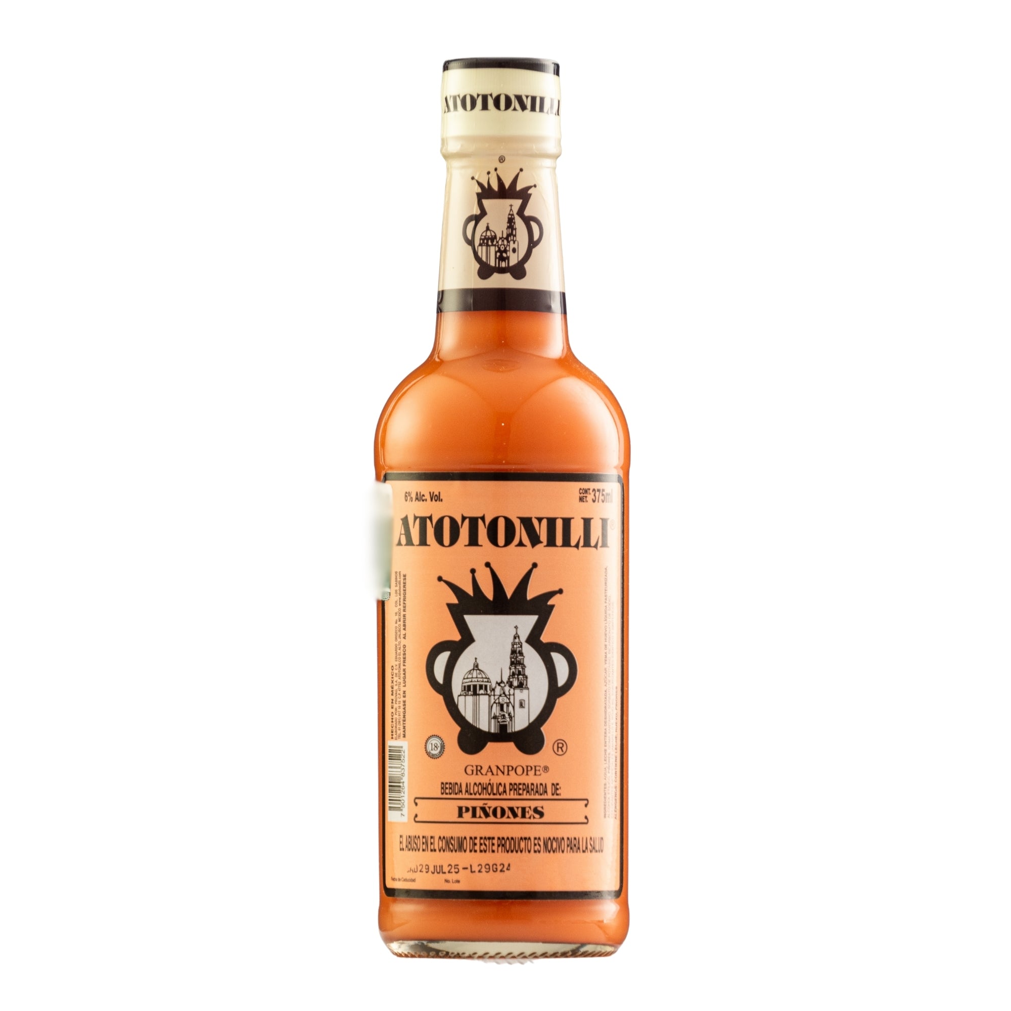 Rompope Atotonilli Piñon 375 Ml – Nación Tequila
