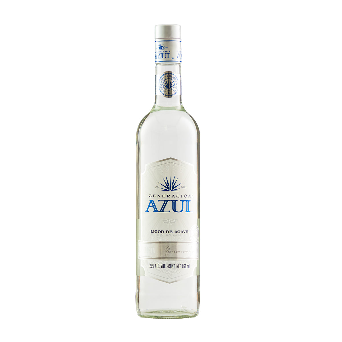Licor de Agave Generación Azul Plata 960 Ml – Nación Tequila