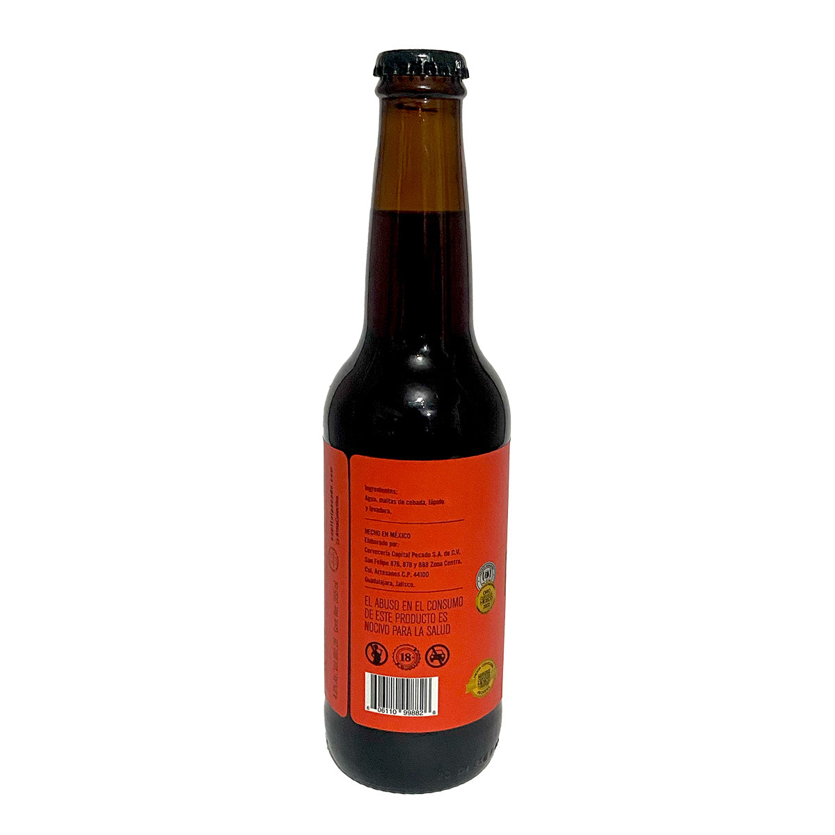 Cerveza Capital Pecado Perversa Mexican Red Ale 355 Ml – Nación Tequila